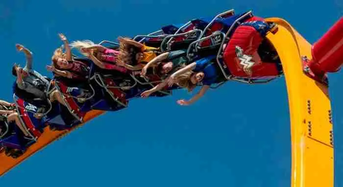 Raptor Roller Coasters - Single Rail Inline Seating Design - Rocky ...