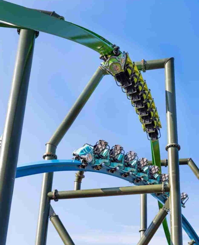 Raptor Roller Coasters - Single Rail Inline Seating Design - Rocky ...