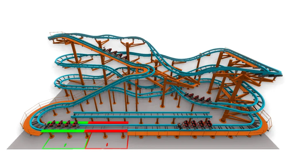 The Wild Moose Family Roller Coaster - Rocky Mountain Construction